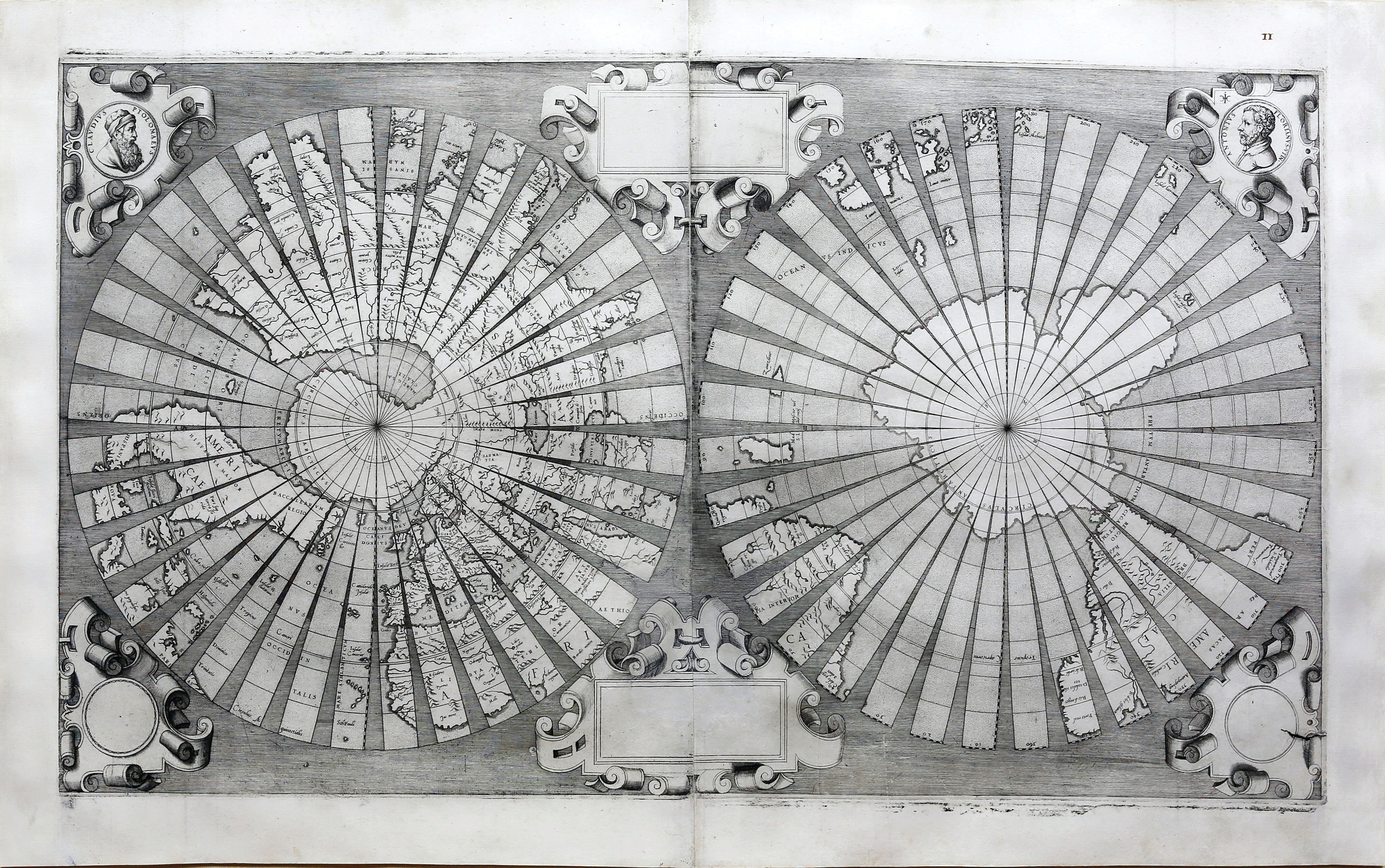 Antonio FLORIANUS (1656-1721). [World Map]. 1555 – Arader Galleries