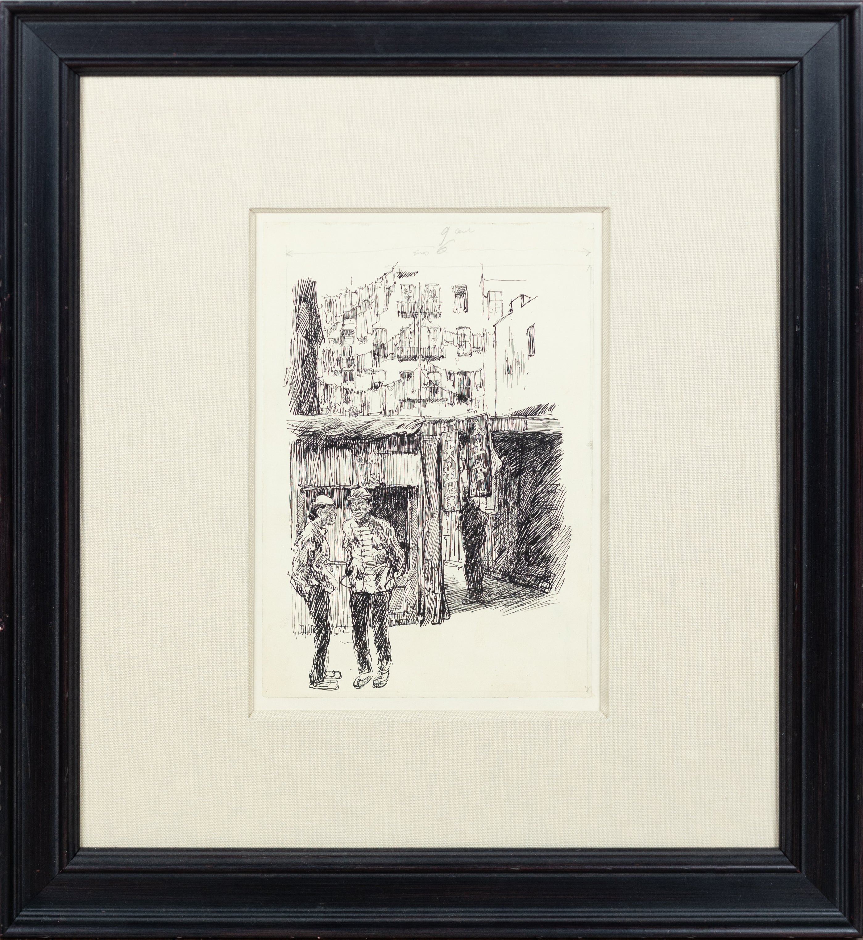 HUARD, Charles (1874-1965). Doyer Street [Chinatown]. 1905. (New York ...