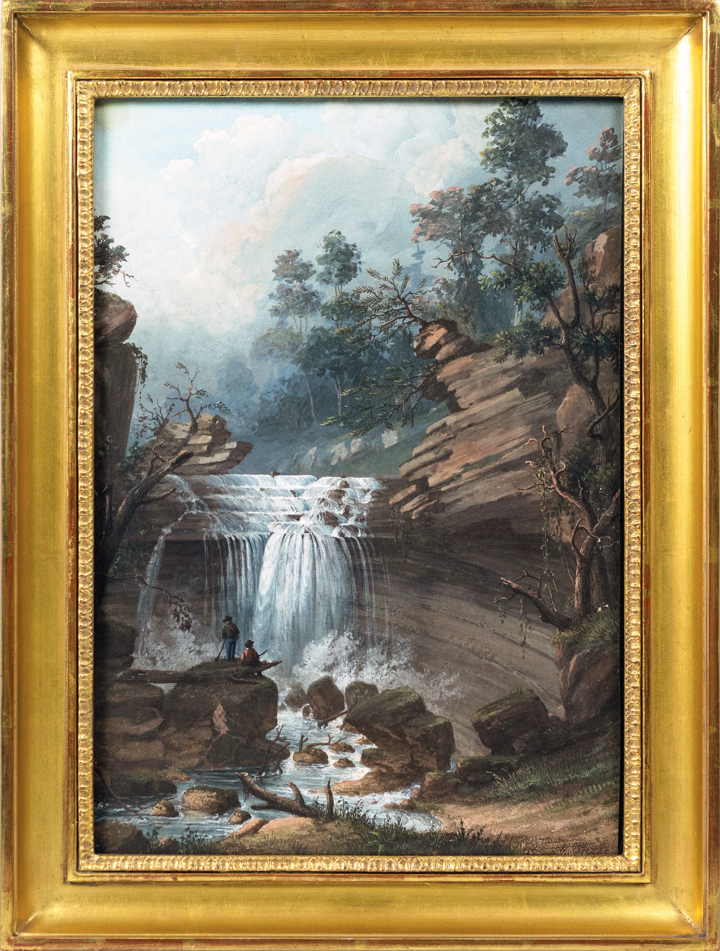 PERSAC, Marie Adrien (French-American, 1823-1873). Clifty Falls, India ...